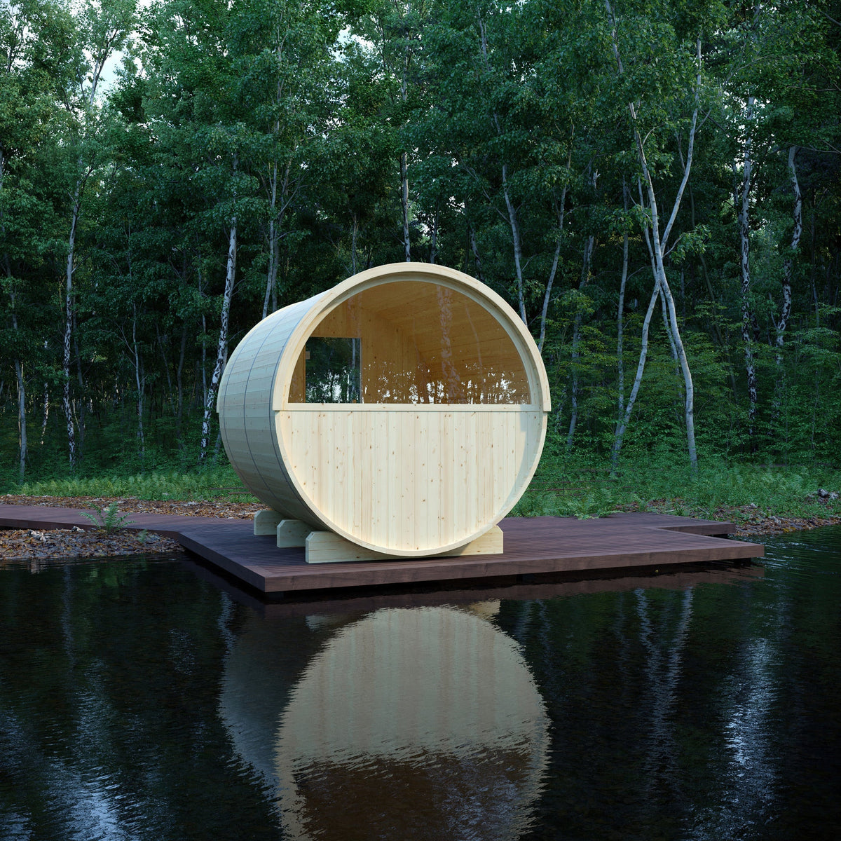 Find Your Ideal Barrel Saunas with Finnish Sauna Builders - Finnish ...