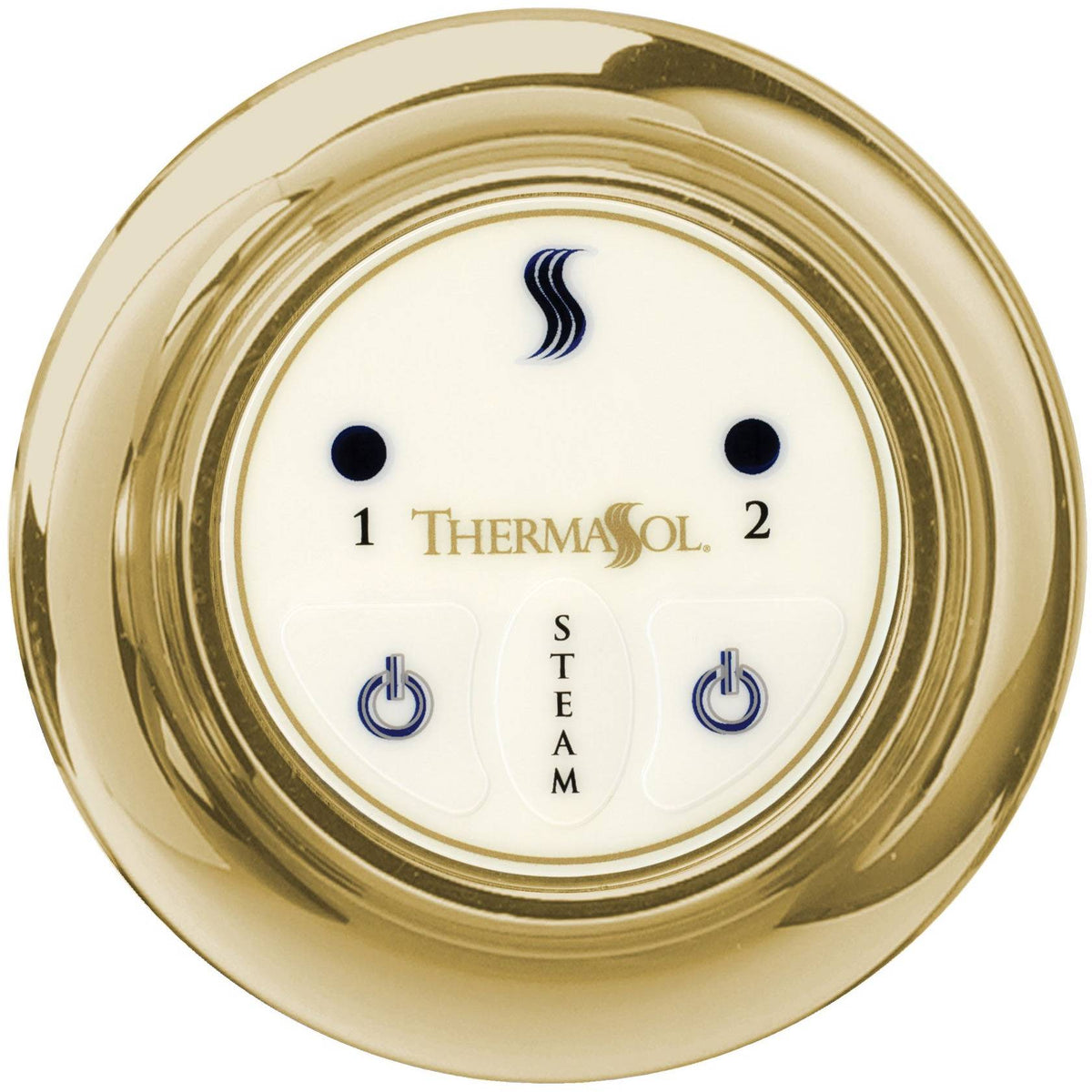 ThermaSol Easy Start Control Round in Polished Brass Finish