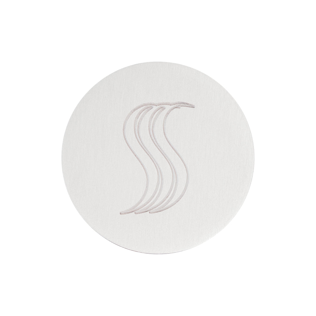 ThermaSol SteamVection Steam Head Round in White Finish