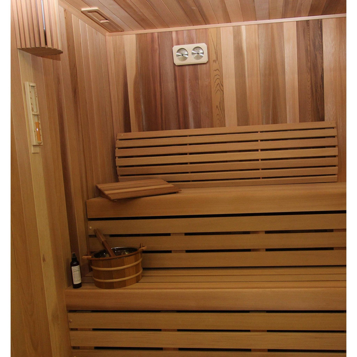 Finnish Sauna Builders 4' x 6' x 7' Pre-Cut Sauna Kit