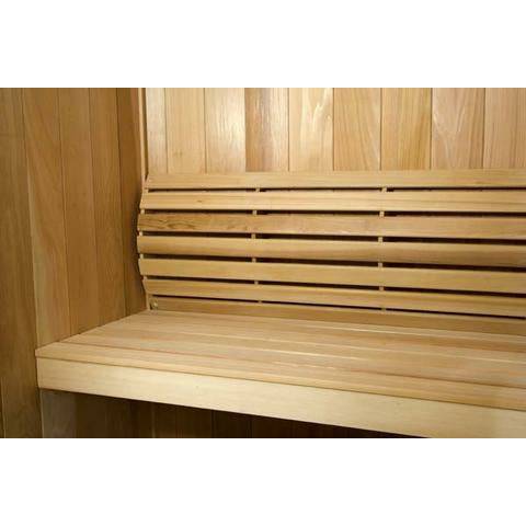 Finnish Sauna Builders Curved Backrest