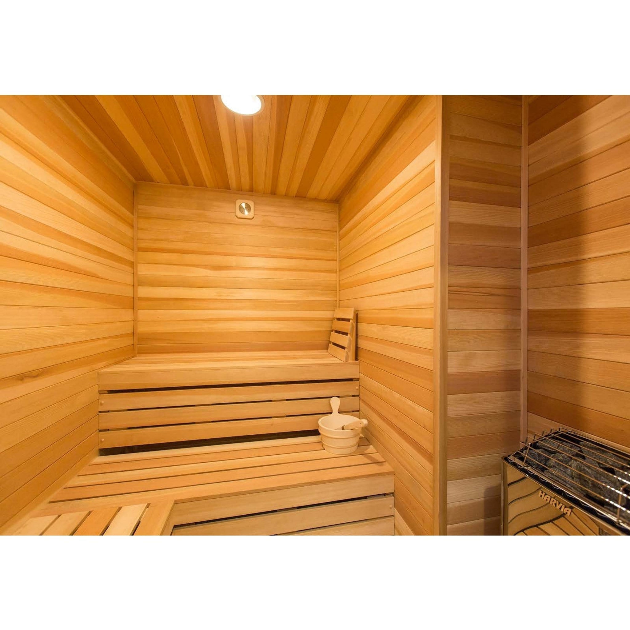 Finnish Sauna Builders 4' x 6' x 7' Pre-Cut Sauna Kit